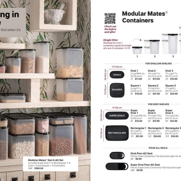 Tupperware | Kitchen | Tupperware Modular Mate Square 2 | Poshmark